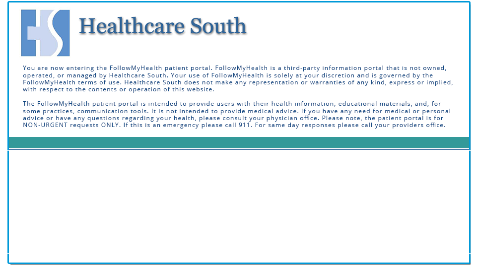 FollowMyHealth Sign In