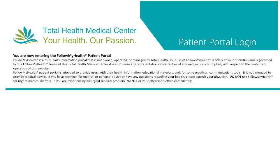 FollowMyHealth Sign In